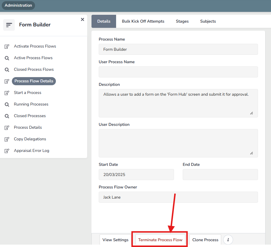 Form Search contents not displaying
